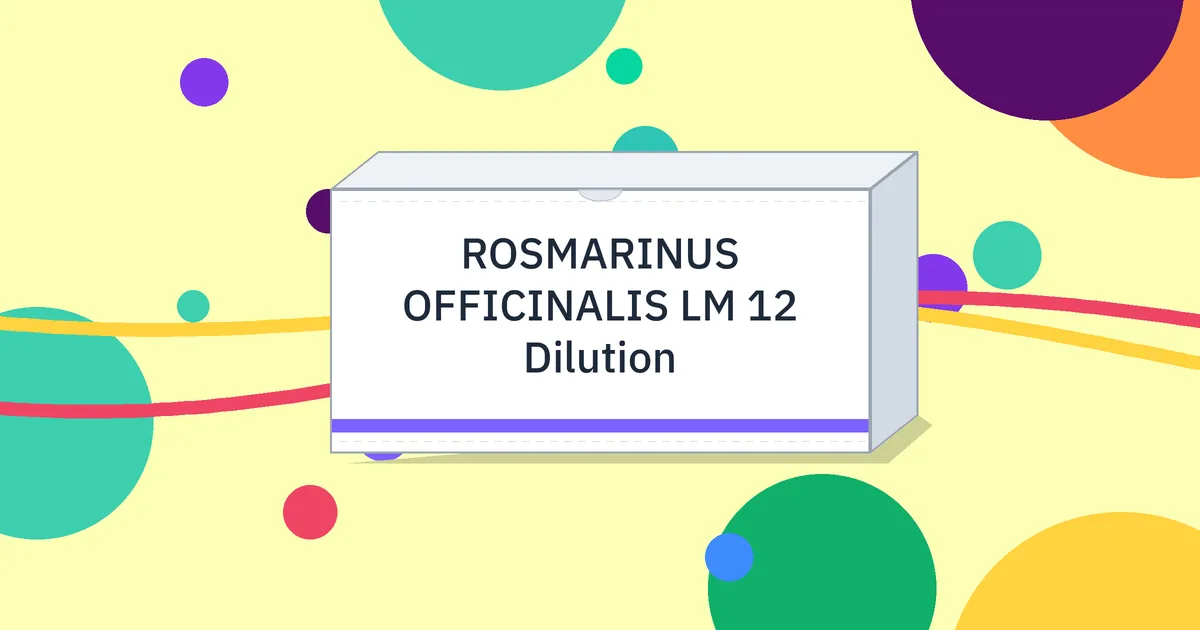 Symbolbild: Packung mit der Aufschrift ROSMARINUS OFFICINALIS LM 12 Dilution (PZN 13680663) – Verfügbarkeit und Bezug in Apotheken in Frankfurt am Main