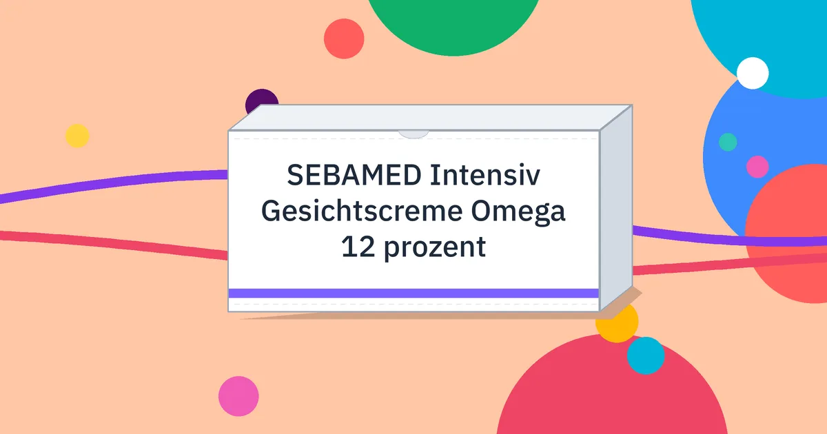 Symbolbild: Packung mit der Aufschrift SEBAMED Intensiv Gesichtscreme Omega 12 prozent (PZN 19949422) – Verfügbarkeit und Bezug in Apotheken in Frankfurt am Main