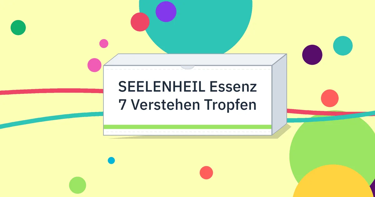 Symbolbild: Packung mit der Aufschrift SEELENHEIL Essenz 7 Verstehen Tropfen (PZN 13358111) – Verfügbarkeit und Bezug in Apotheken in Frankfurt am Main