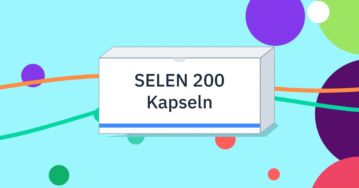 Symbolbild: Packung mit der Aufschrift SELEN 200 Kapseln (PZN 08925654) – Verfügbarkeit und Bezug in Apotheken in Frankfurt am Main