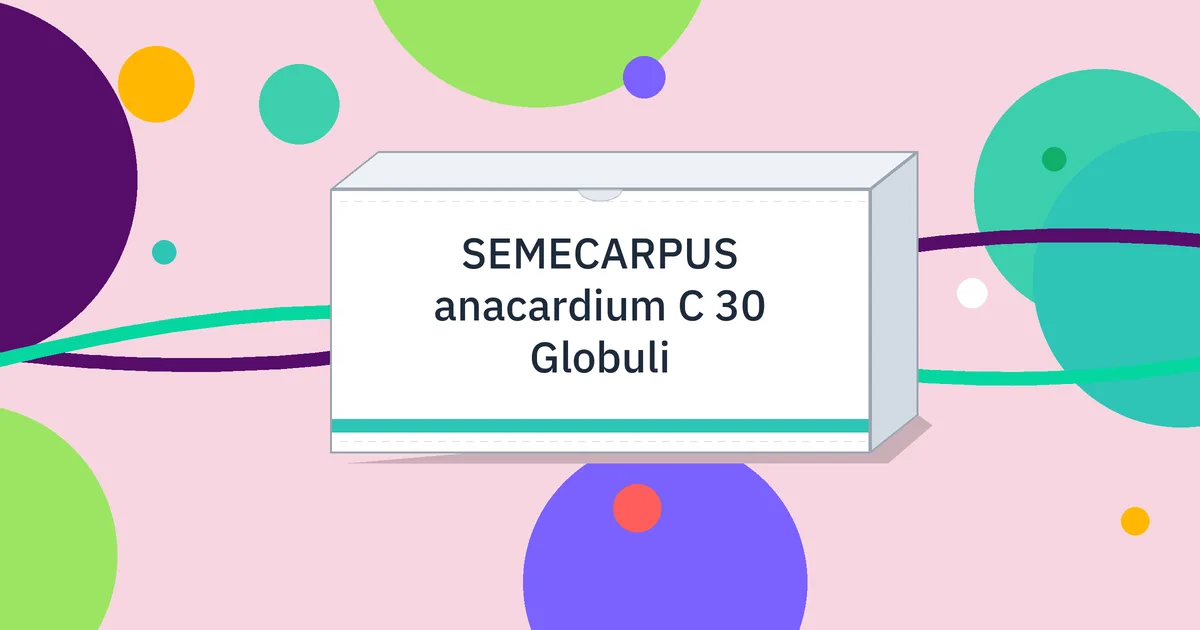 Symbolbild: Packung mit der Aufschrift SEMECARPUS anacardium C 30 Globuli (PZN 14312430) – Verfügbarkeit und Bezug in Apotheken in Frankfurt am Main