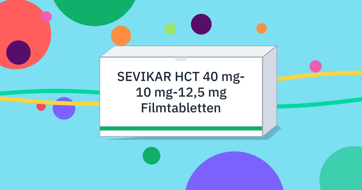 Symbolbild: Packung mit der Aufschrift SEVIKAR HCT 40 mg-10 mg-12,5 mg Filmtabletten (PZN 17537477) – Verfügbarkeit und Bezug in Apotheken in Frankfurt am Main