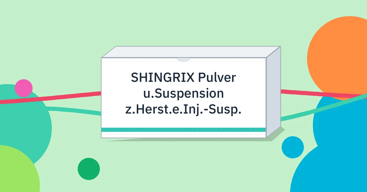 Symbolbild: Packung mit der Aufschrift SHINGRIX Pulver u.Suspension z.Herst.e.Inj.-Susp. (PZN 18810366) – Verfügbarkeit und Bezug in Apotheken in Frankfurt am Main
