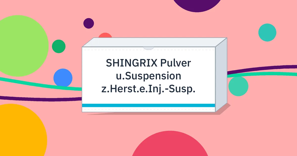 Symbolbild: Packung mit der Aufschrift SHINGRIX Pulver u.Suspension z.Herst.e.Inj.-Susp. (PZN 19223139) – Verfügbarkeit und Bezug in Apotheken in Frankfurt am Main