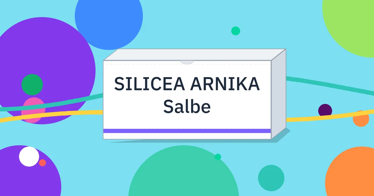 Symbolbild: Packung mit der Aufschrift SILICEA ARNIKA Salbe (PZN 03152638) – Verfügbarkeit und Bezug in Apotheken in Frankfurt am Main