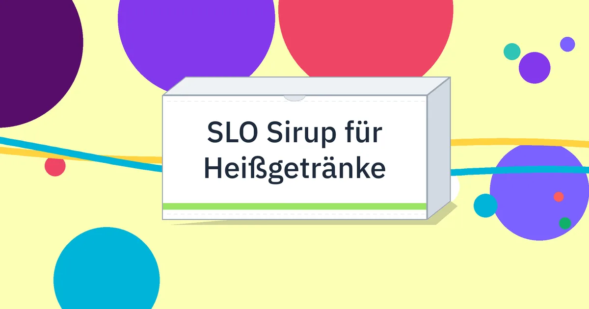 Symbolbild: Packung mit der Aufschrift SLO Sirup für Heißgetränke (PZN 19547422) – Verfügbarkeit und Bezug in Apotheken in Frankfurt am Main