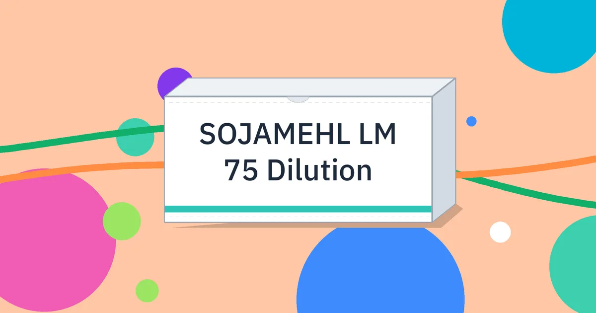 Symbolbild: Packung mit der Aufschrift SOJAMEHL LM 75 Dilution (PZN 13681409) – Verfügbarkeit und Bezug in Apotheken in Frankfurt am Main