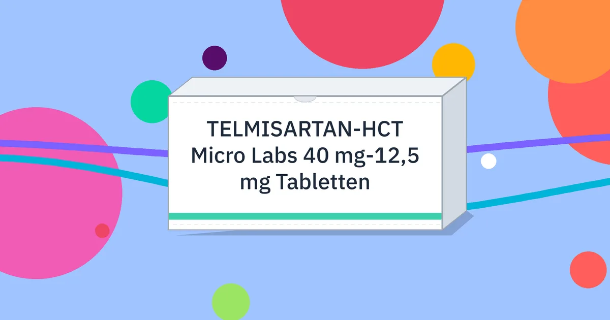 Symbolbild: Packung mit der Aufschrift TELMISARTAN-HCT Micro Labs 40 mg-12,5 mg Tabletten (PZN 13749018) – Verfügbarkeit und Bezug in Apotheken in Frankfurt am Main