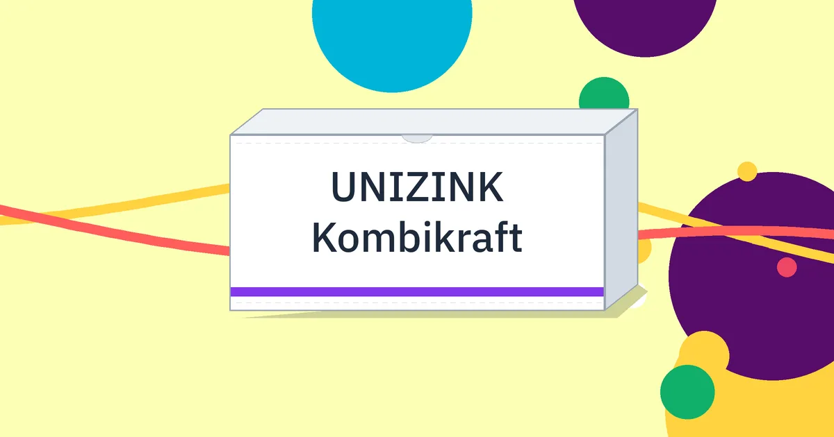 Symbolbild: Packung mit der Aufschrift UNIZINK Kombikraft (PZN 07146623) – Verfügbarkeit und Bezug in Apotheken in Frankfurt am Main