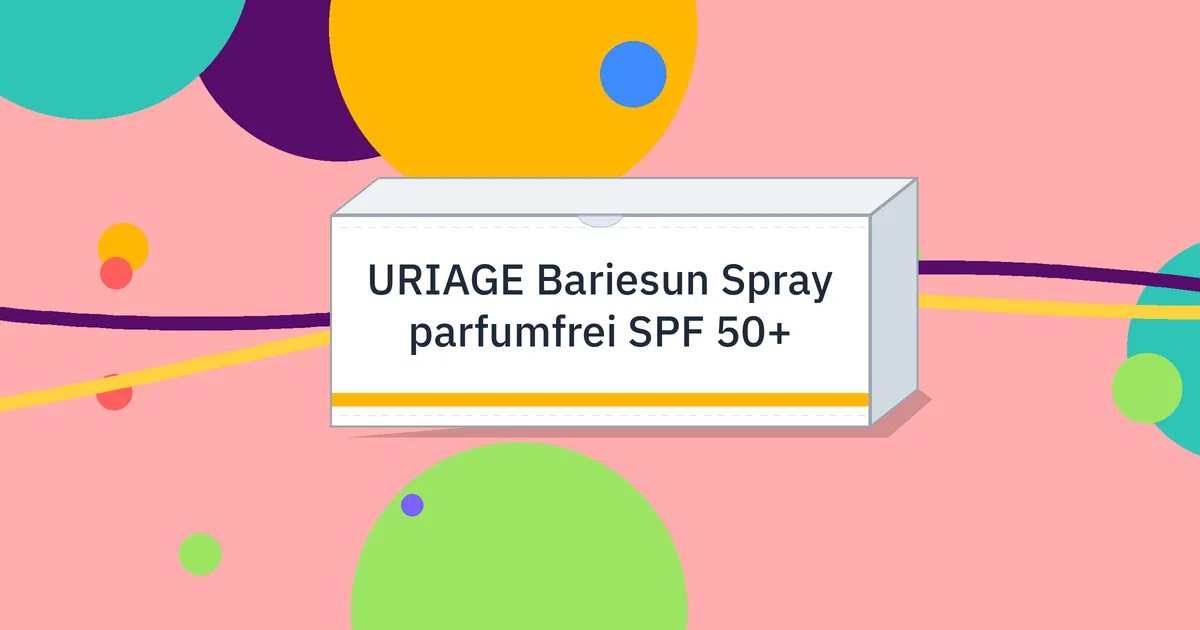 Symbolbild: Packung mit der Aufschrift URIAGE Bariesun Spray parfumfrei SPF 50+ (PZN 17977940) – Verfügbarkeit und Bezug in Apotheken in Frankfurt am Main