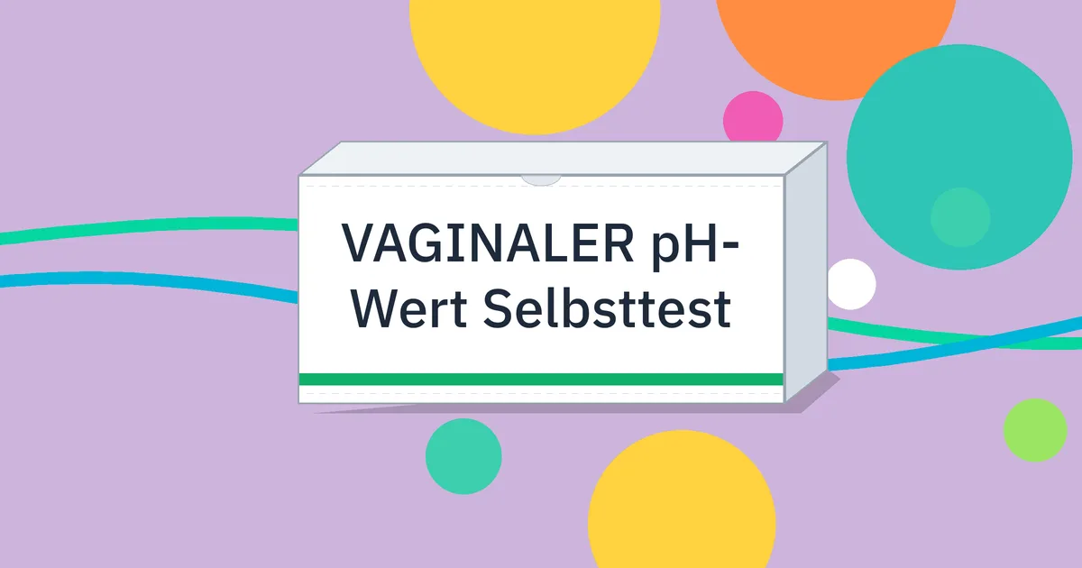 Symbolbild: Packung mit der Aufschrift VAGINALER pH-Wert Selbsttest (PZN 18813459) – Verfügbarkeit und Bezug in Apotheken in Frankfurt am Main