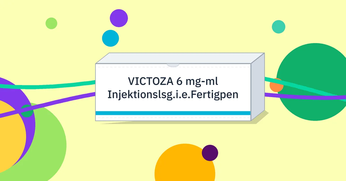 Symbolbild: Packung mit der Aufschrift VICTOZA 6 mg-ml Injektionslsg.i.e.Fertigpen (PZN 19252916) – Verfügbarkeit und Bezug in Apotheken in Frankfurt am Main