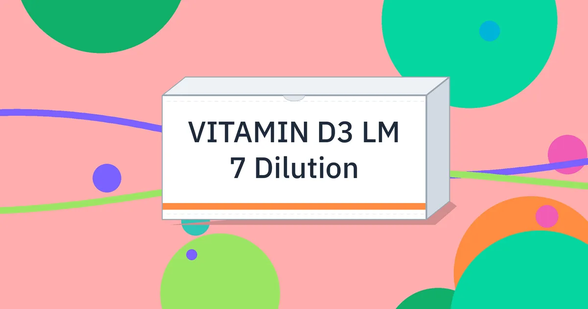 Symbolbild: Packung mit der Aufschrift VITAMIN D3 LM 7 Dilution (PZN 13278599) – Verfügbarkeit und Bezug in Apotheken in Frankfurt am Main