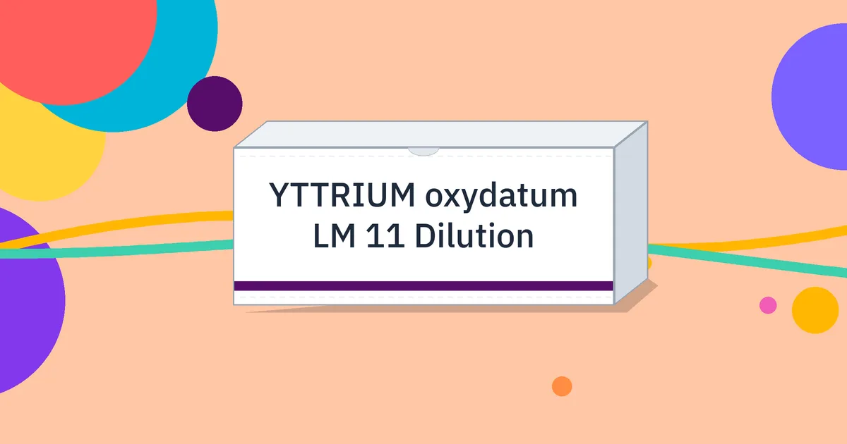 Symbolbild: Packung mit der Aufschrift YTTRIUM oxydatum LM 11 Dilution (PZN 13287799) – Verfügbarkeit und Bezug in Apotheken in Frankfurt am Main