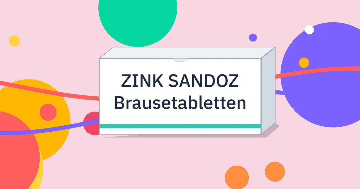 Symbolbild: Packung mit der Aufschrift ZINK SANDOZ Brausetabletten (PZN 00209763) – Verfügbarkeit und Bezug in Apotheken in Frankfurt am Main