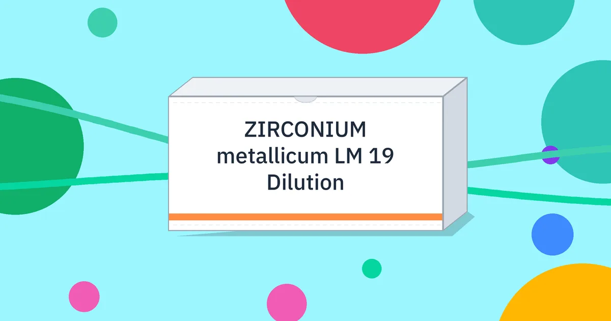 Symbolbild: Packung mit der Aufschrift ZIRCONIUM metallicum LM 19 Dilution (PZN 13302837) – Verfügbarkeit und Bezug in Apotheken in Frankfurt am Main
