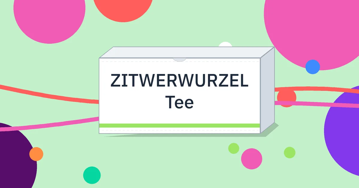 Symbolbild: Packung mit der Aufschrift ZITWERWURZEL Tee (PZN 19550370) – Verfügbarkeit und Bezug in Apotheken in Frankfurt am Main