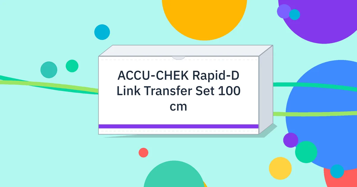 Symbolbild: Packung mit der Aufschrift ACCU-CHEK Rapid-D Link Transfer Set 100 cm (PZN 16787195) – Verfügbarkeit und Bezug in Apotheken in Frankfurt am Main