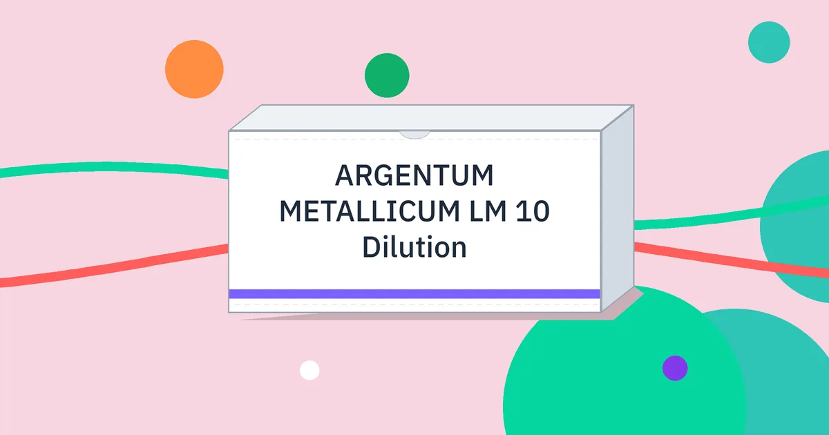 Symbolbild: Packung mit der Aufschrift ARGENTUM METALLICUM LM 10 Dilution (PZN 12767764) – Verfügbarkeit und Bezug in Apotheken in Frankfurt am Main