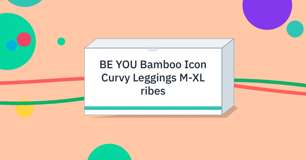 Symbolbild: Packung mit der Aufschrift BE YOU Bamboo Icon Curvy Leggings M-XL ribes (PZN 20289528) – Verfügbarkeit und Bezug in Apotheken in Frankfurt am Main