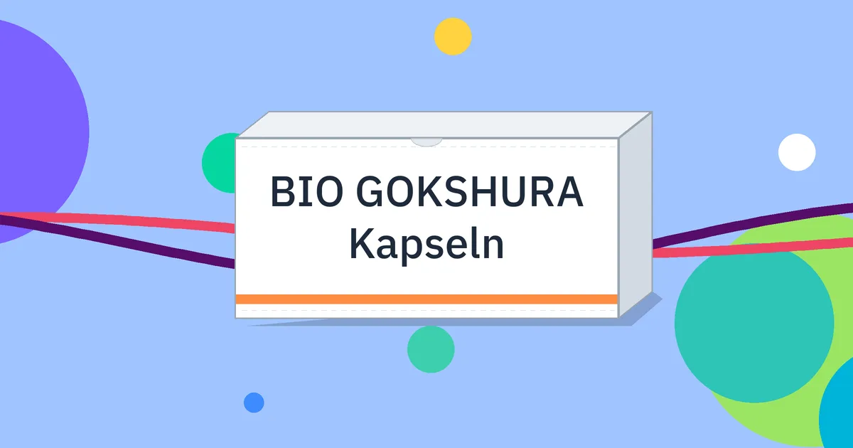 Symbolbild: Packung mit der Aufschrift BIO GOKSHURA Kapseln (PZN 16718544) – Verfügbarkeit und Bezug in Apotheken in Frankfurt am Main