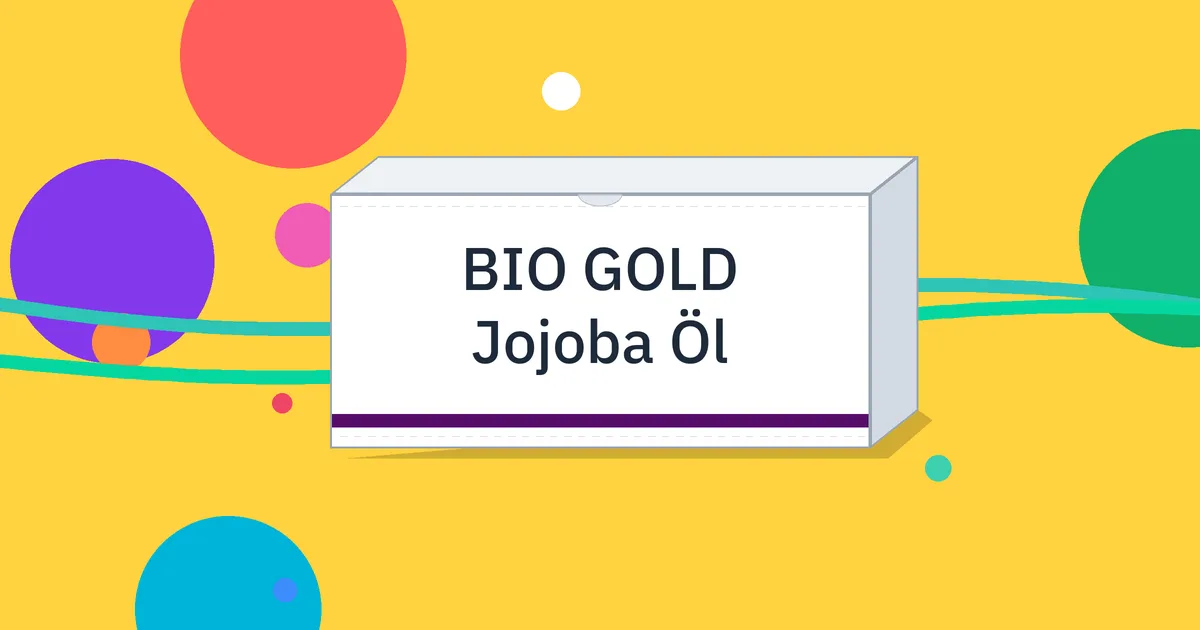 Symbolbild: Packung mit der Aufschrift BIO GOLD Jojoba Öl (PZN 06877939) – Verfügbarkeit und Bezug in Apotheken in Frankfurt am Main