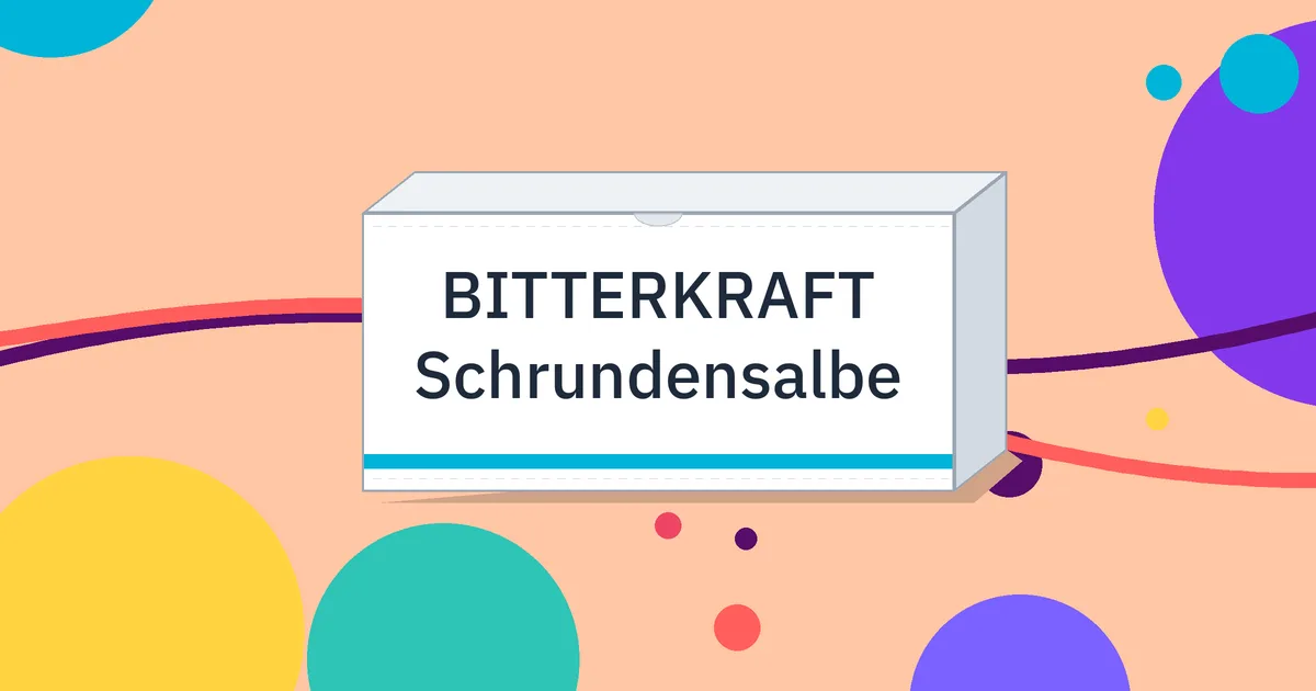 Symbolbild: Packung mit der Aufschrift BITTERKRAFT Schrundensalbe (PZN 19149153) – Verfügbarkeit und Bezug in Apotheken in Frankfurt am Main