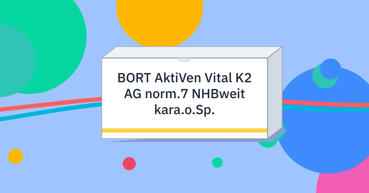 Symbolbild: Packung mit der Aufschrift BORT AktiVen Vital K2 AG norm.7 NHBweit kara.o.Sp. (PZN 12384187) – Verfügbarkeit und Bezug in Apotheken in Frankfurt am Main