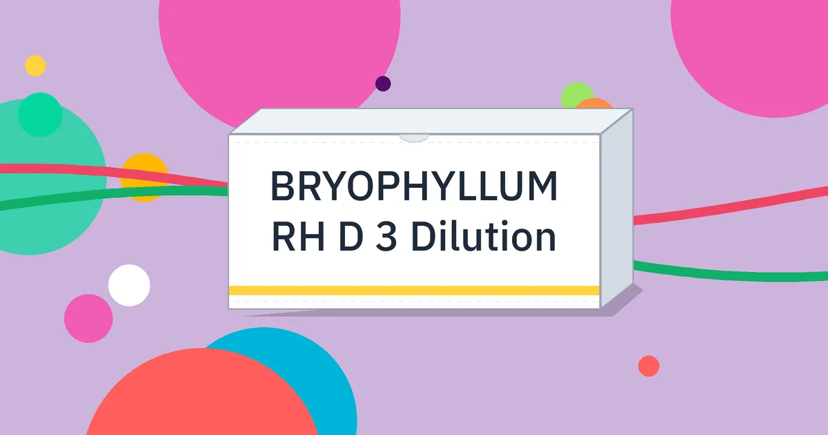 Symbolbild: Packung mit der Aufschrift BRYOPHYLLUM RH D 3 Dilution (PZN 01629964) – Verfügbarkeit und Bezug in Apotheken in Frankfurt am Main