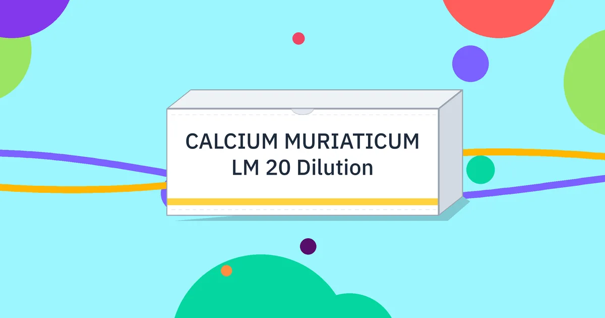 Symbolbild: Packung mit der Aufschrift CALCIUM MURIATICUM LM 20 Dilution (PZN 13409386) – Verfügbarkeit und Bezug in Apotheken in Frankfurt am Main