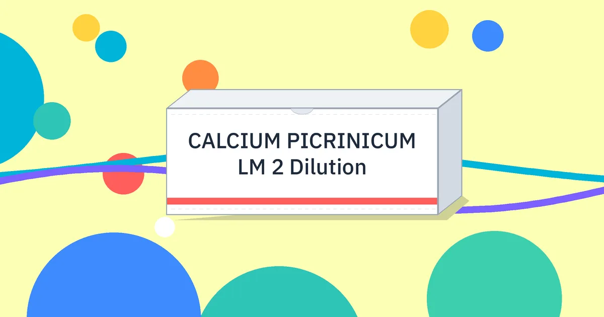 Symbolbild: Packung mit der Aufschrift CALCIUM PICRINICUM LM 2 Dilution (PZN 13410567) – Verfügbarkeit und Bezug in Apotheken in Frankfurt am Main