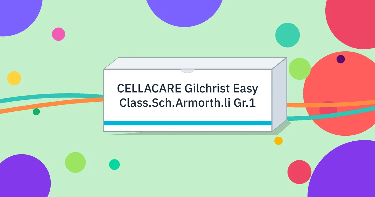 Symbolbild: Packung mit der Aufschrift CELLACARE Gilchrist Easy Class.Sch.Armorth.li Gr.1 (PZN 18364872) – Verfügbarkeit und Bezug in Apotheken in Frankfurt am Main