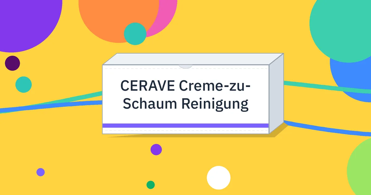 Symbolbild: Packung mit der Aufschrift CERAVE Creme-zu-Schaum Reinigung (PZN 16827440) – Verfügbarkeit und Bezug in Apotheken in Frankfurt am Main