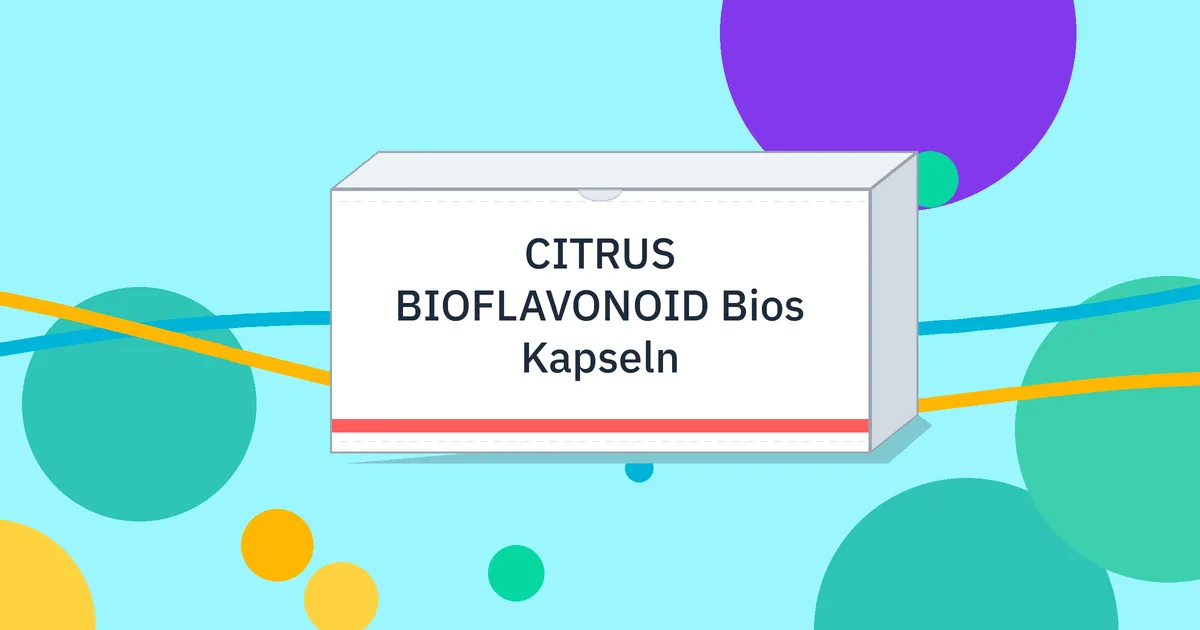 Symbolbild: Packung mit der Aufschrift CITRUS BIOFLAVONOID Bios Kapseln (PZN 01080225) – Verfügbarkeit und Bezug in Apotheken in Frankfurt am Main
