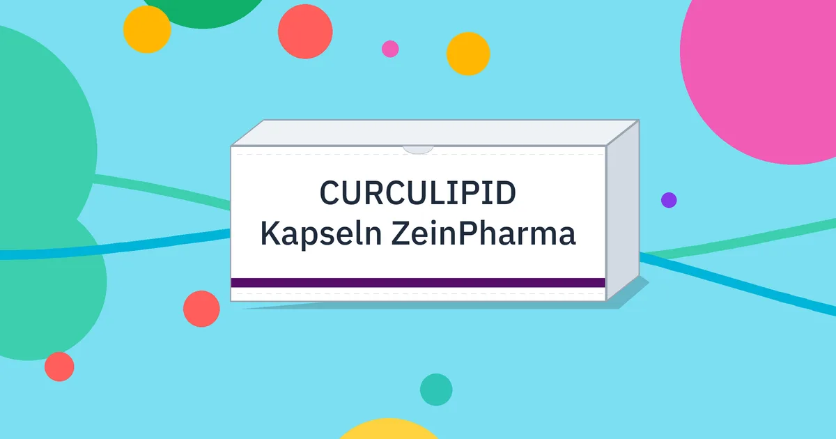 Symbolbild: Packung mit der Aufschrift CURCULIPID Kapseln ZeinPharma (PZN 19439968) – Verfügbarkeit und Bezug in Apotheken in Frankfurt am Main