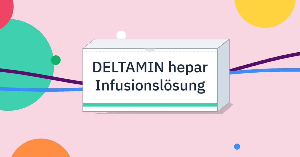 Symbolbild: Packung mit der Aufschrift DELTAMIN hepar Infusionslösung (PZN 04982715) – Verfügbarkeit und Bezug in Apotheken in Frankfurt am Main