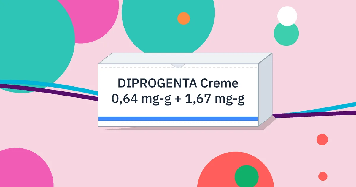 Symbolbild: Packung mit der Aufschrift DIPROGENTA Creme 0,64 mg-g + 1,67 mg-g (PZN 10989868) – Verfügbarkeit und Bezug in Apotheken in Frankfurt am Main