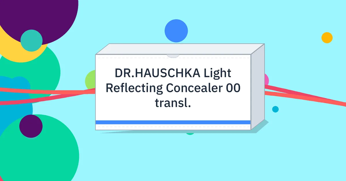 Symbolbild: Packung mit der Aufschrift DR.HAUSCHKA Light Reflecting Concealer 00 transl. (PZN 18651040) – Verfügbarkeit und Bezug in Apotheken in Frankfurt am Main