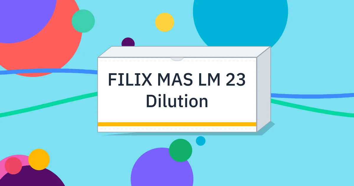 Symbolbild: Packung mit der Aufschrift FILIX MAS LM 23 Dilution (PZN 13488931) – Verfügbarkeit und Bezug in Apotheken in Frankfurt am Main