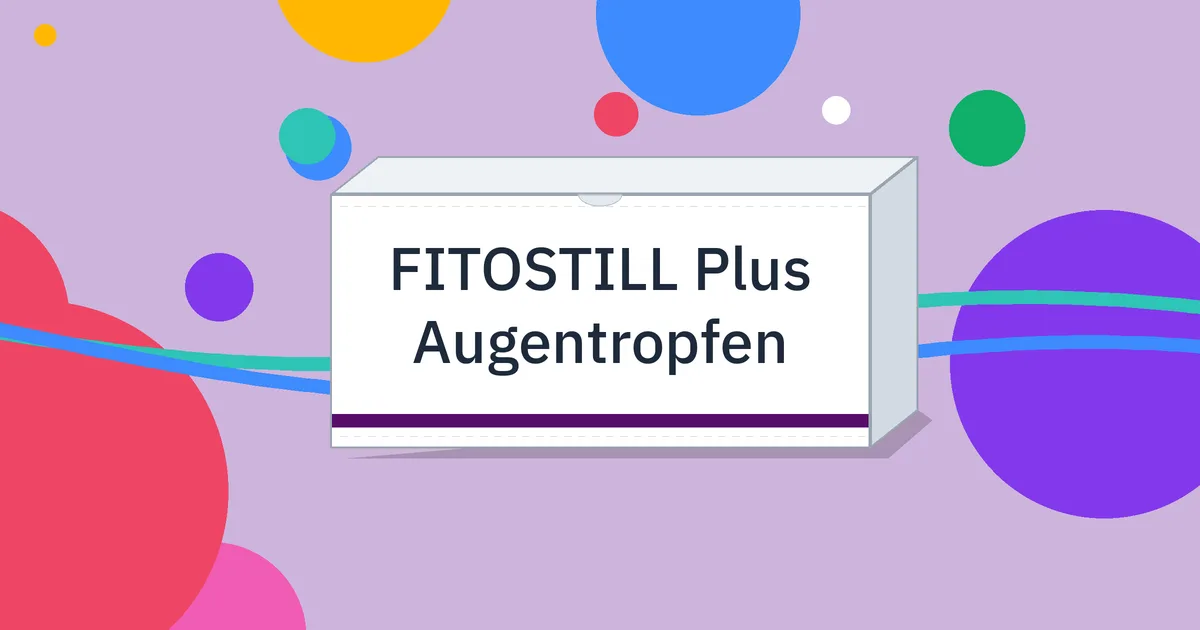 Symbolbild: Packung mit der Aufschrift FITOSTILL Plus Augentropfen (PZN 13948083) – Verfügbarkeit und Bezug in Apotheken in Frankfurt am Main
