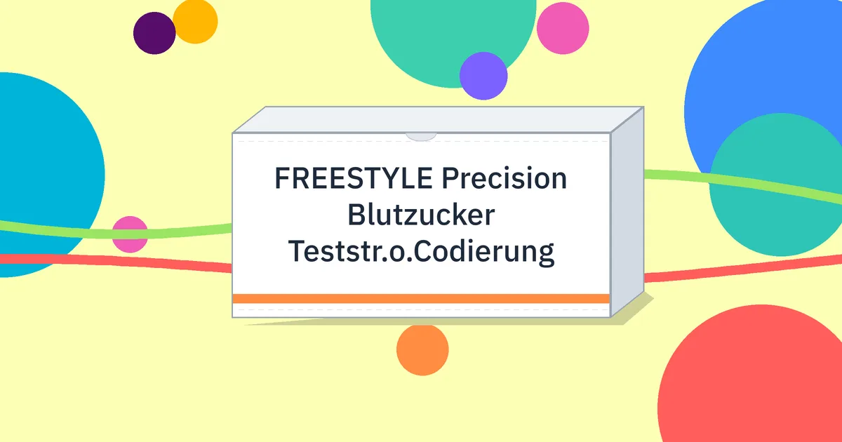 Symbolbild: Packung mit der Aufschrift FREESTYLE Precision Blutzucker Teststr.o.Codierung (PZN 15786503) – Verfügbarkeit und Bezug in Apotheken in Frankfurt am Main