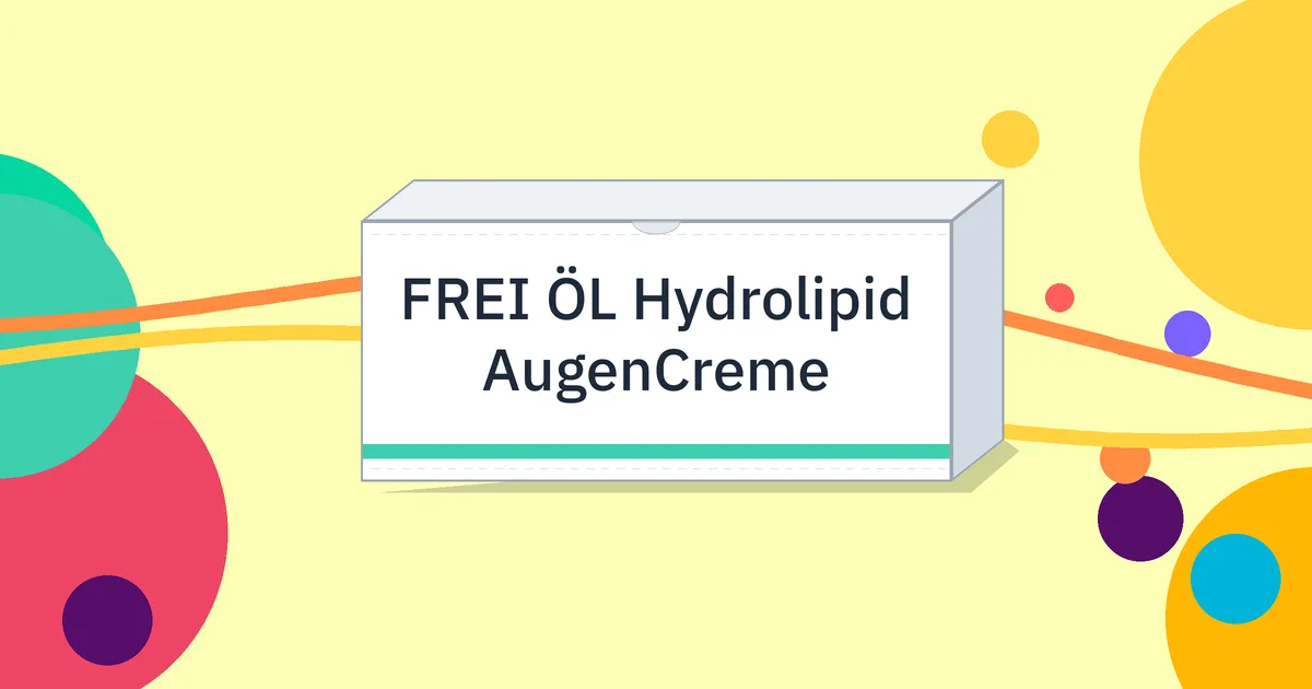 Symbolbild: Packung mit der Aufschrift FREI ÖL Hydrolipid AugenCreme (PZN 11358986) – Verfügbarkeit und Bezug in Apotheken in Frankfurt am Main
