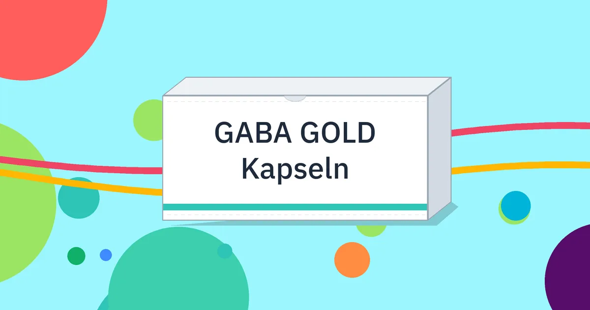 Symbolbild: Packung mit der Aufschrift GABA GOLD Kapseln (PZN 04451337) – Verfügbarkeit und Bezug in Apotheken in Frankfurt am Main