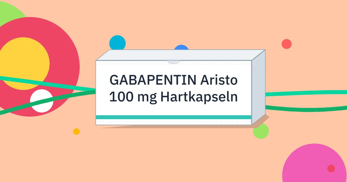 Symbolbild: Packung mit der Aufschrift GABAPENTIN Aristo 100 mg Hartkapseln (PZN 10061132) – Verfügbarkeit und Bezug in Apotheken in Frankfurt am Main