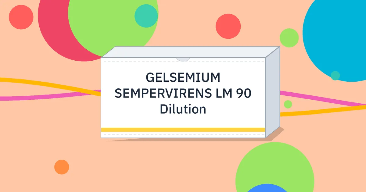 Symbolbild: Packung mit der Aufschrift GELSEMIUM SEMPERVIRENS LM 90 Dilution (PZN 12876022) – Verfügbarkeit und Bezug in Apotheken in Frankfurt am Main