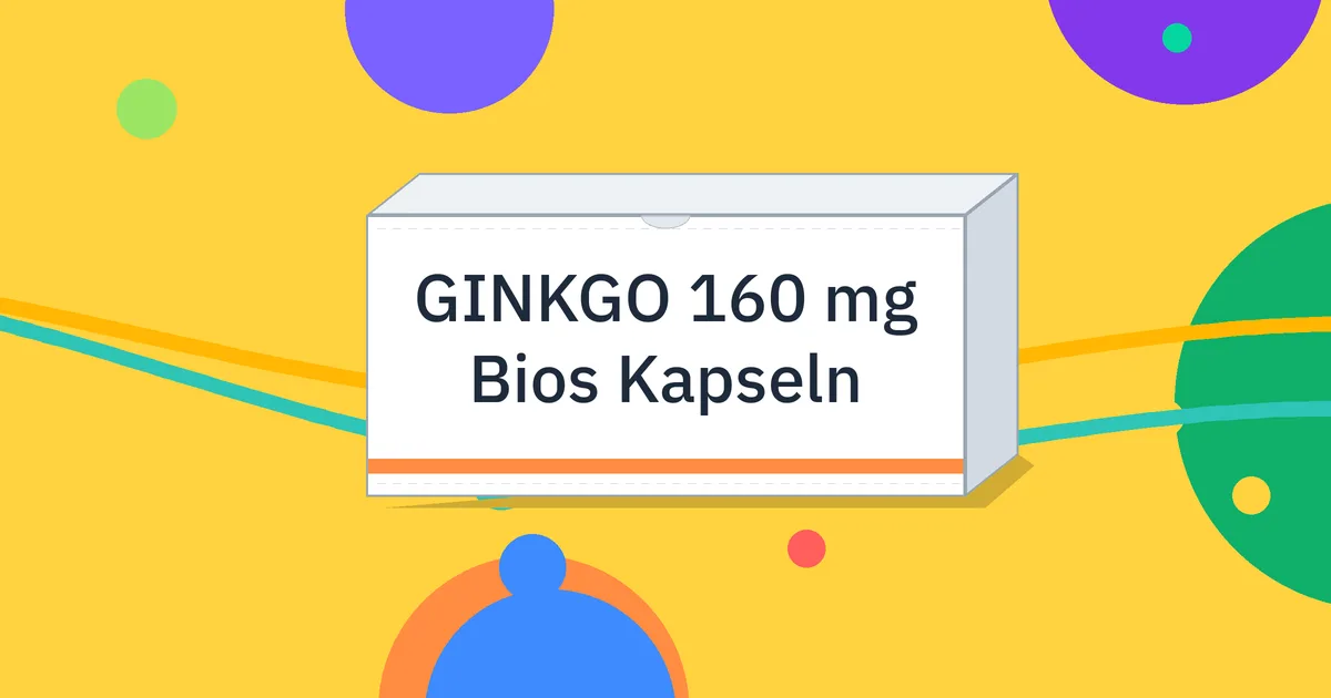 Symbolbild: Packung mit der Aufschrift GINKGO 160 mg Bios Kapseln (PZN 09179963) – Verfügbarkeit und Bezug in Apotheken in Frankfurt am Main