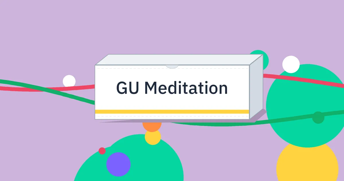 Symbolbild: Packung mit der Aufschrift GU Meditation (PZN 11288808) – Verfügbarkeit und Bezug in Apotheken in Frankfurt am Main