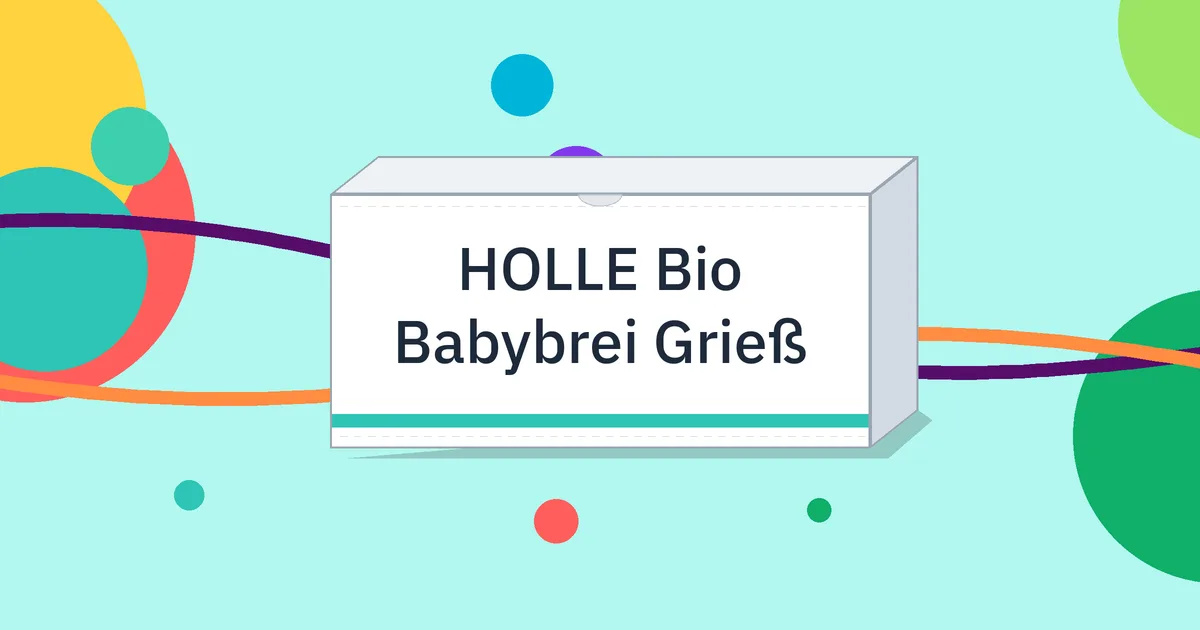 Symbolbild: Packung mit der Aufschrift HOLLE Bio Babybrei Grieß (PZN 02907862) – Verfügbarkeit und Bezug in Apotheken in Frankfurt am Main