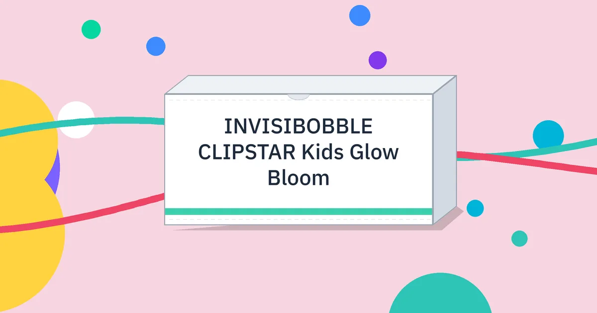Symbolbild: Packung mit der Aufschrift INVISIBOBBLE CLIPSTAR Kids Glow Bloom (PZN 20383894) – Verfügbarkeit und Bezug in Apotheken in Frankfurt am Main