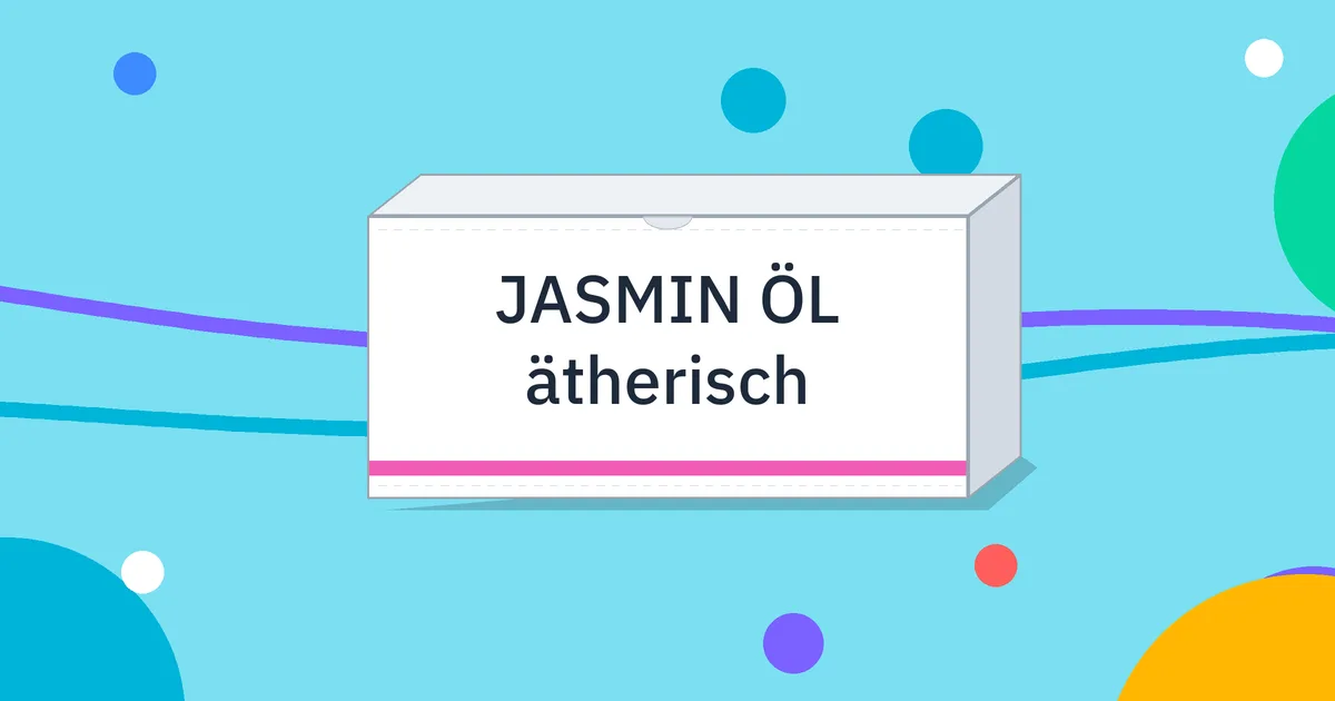 Symbolbild: Packung mit der Aufschrift JASMIN ÖL ätherisch (PZN 18004889) – Verfügbarkeit und Bezug in Apotheken in Frankfurt am Main